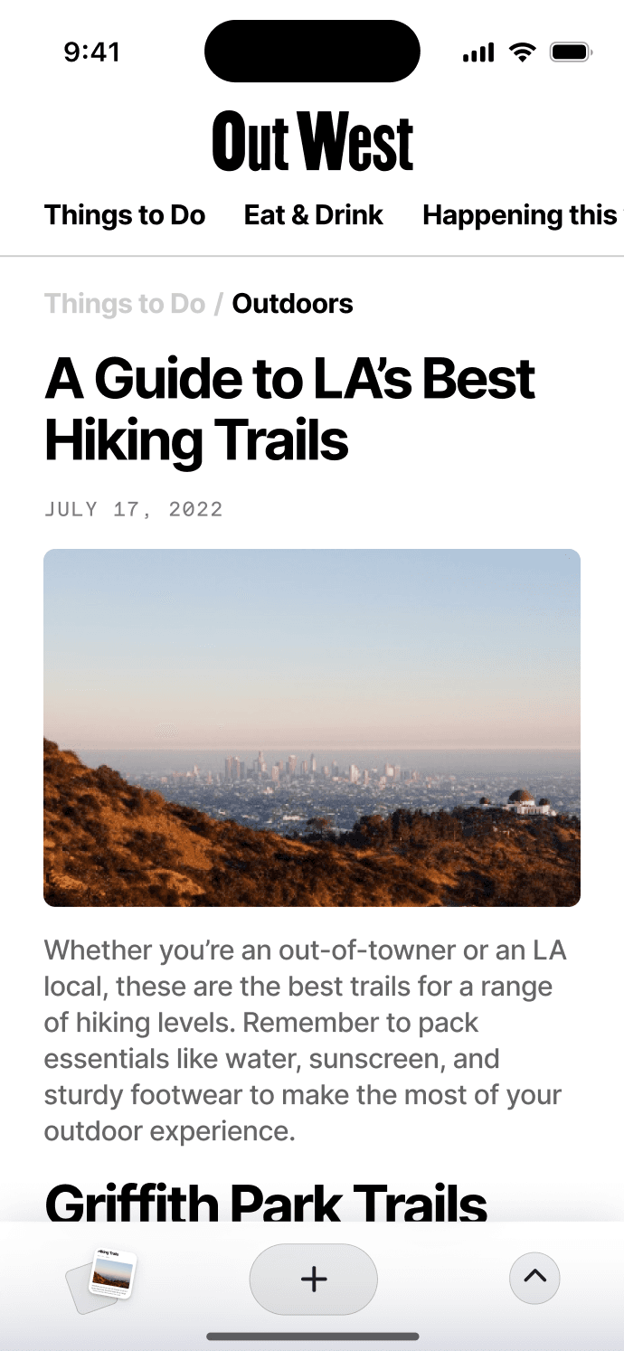 Arc Search — A fast, ad-free mobile browser